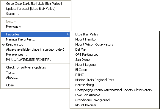 Astronomy Desktop Widgets